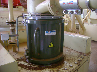 Pipe magnets removal of metal particles WAMAG